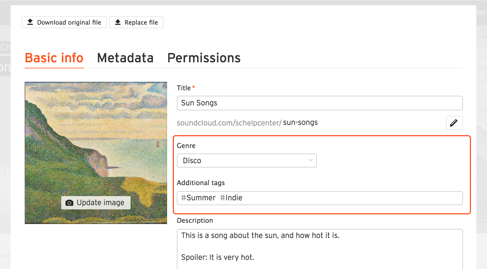 Adding or changing a genre or tags on your tracks – SoundCloud Help Center