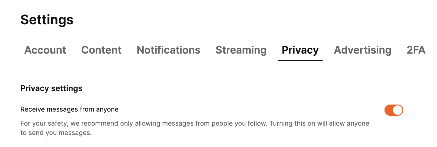 Controlling who messages you – SoundCloud Help Center