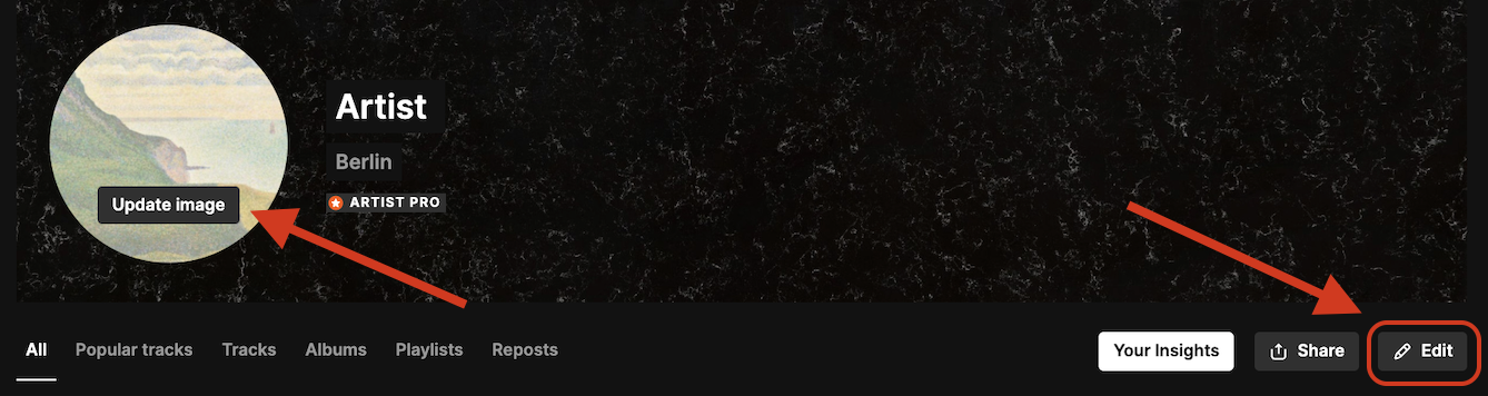 Profile image and header – SoundCloud Help Center