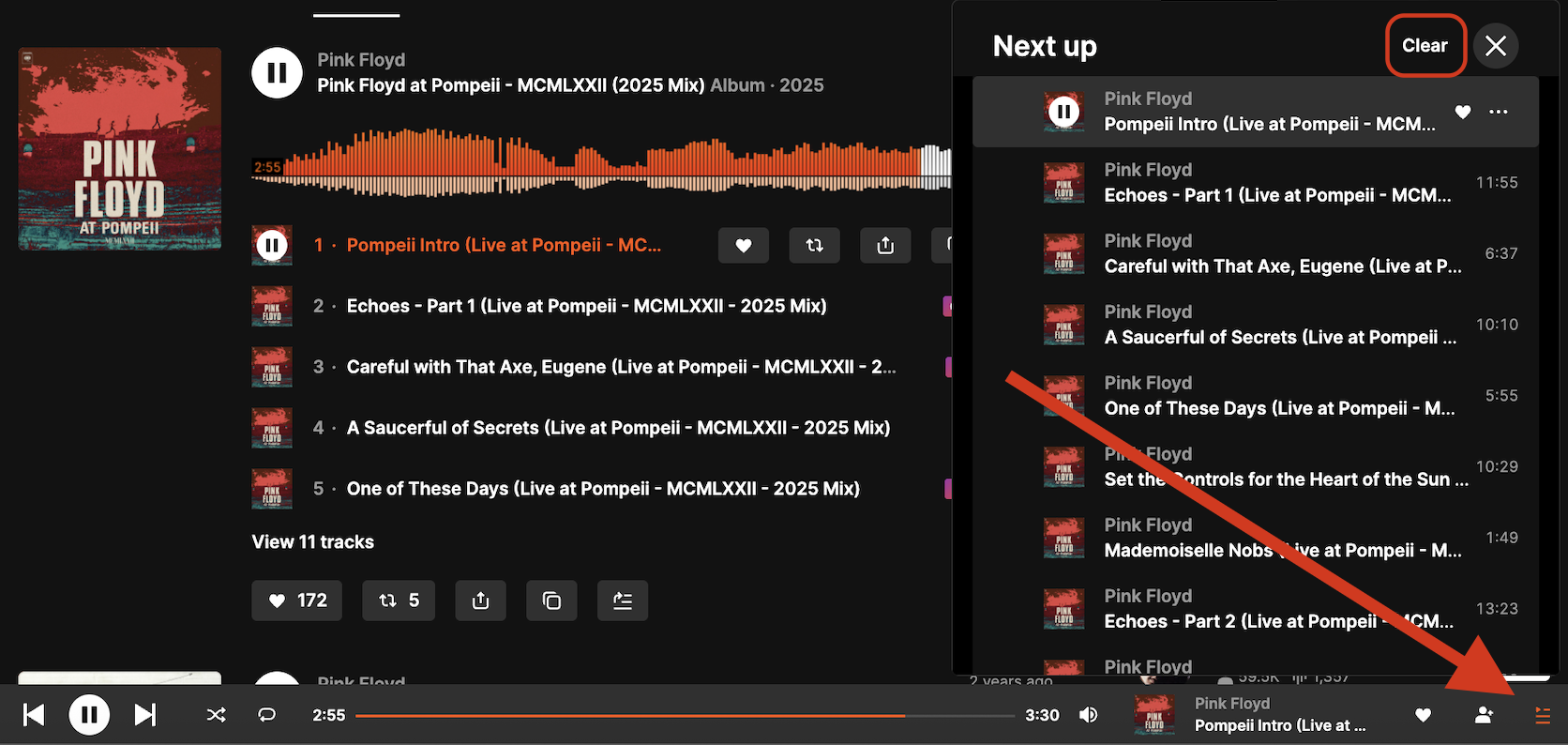 Siguiente en la cola de reproducción – SoundCloud Help Center